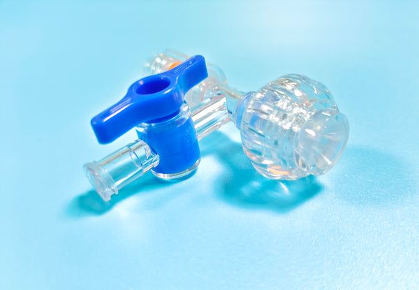 Medical Luer Lock Connector Valve silicone Three Ways Check Flow Contr ...